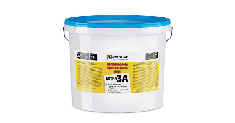 Бял латекс 25кг EXTRA 3A V2031 COLORLAK ⋆ MASTERHAUS