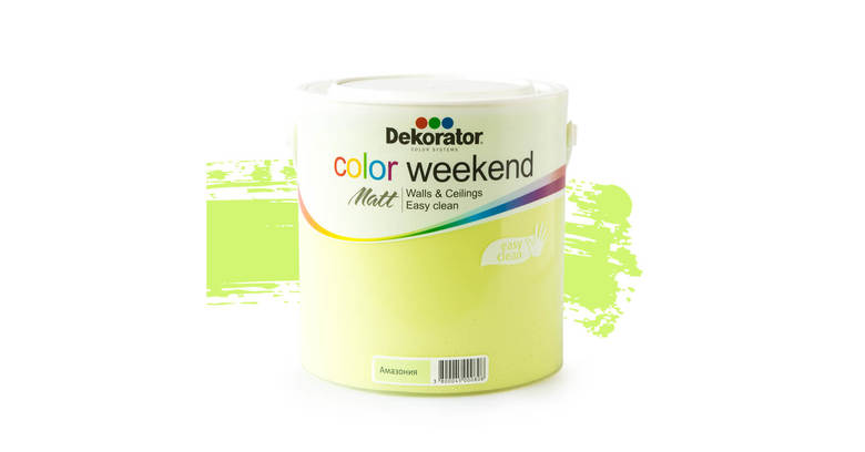 Латекс Color Weekend Амазонка 2.5л ⋆ MASTERHAUS