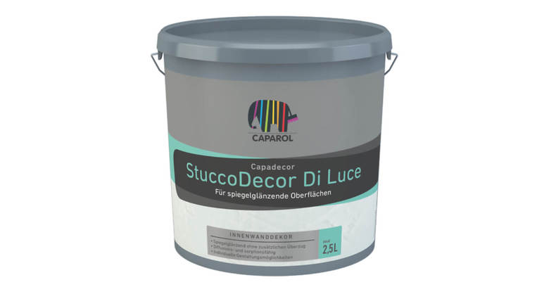 Decorative coating 2.5l Stucco Di Luce Venetian plaster CAPAROL ⋆ ...