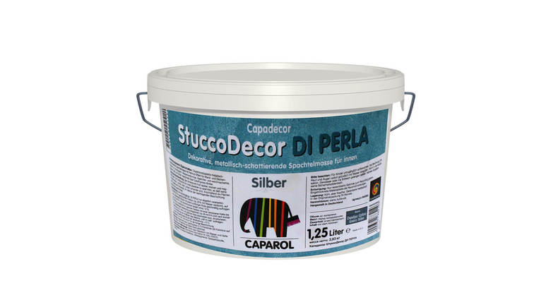 Декоративно покритие CD Stucco Di Perla Silver 1.25л ⋆ MASTERHAUS