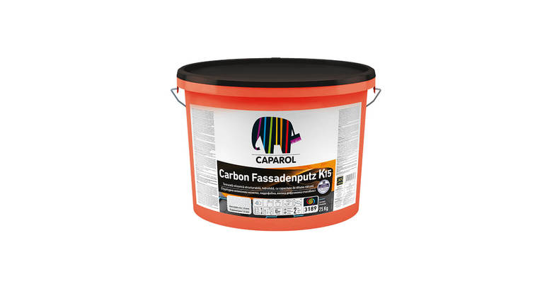 Карбонова мазилка бяла 25кг драскана 2мм Carbon Fassadenputz К20 ...