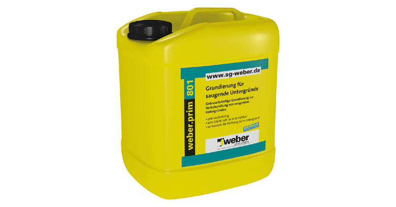 Waterproofing primer Weber Prim 801 30l ⋆ MASTERHAUS
