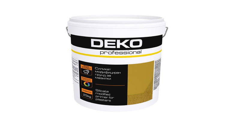 Silicate modified plaster primer 25 kg Deko Professional white ⋆ MASTERHAUS