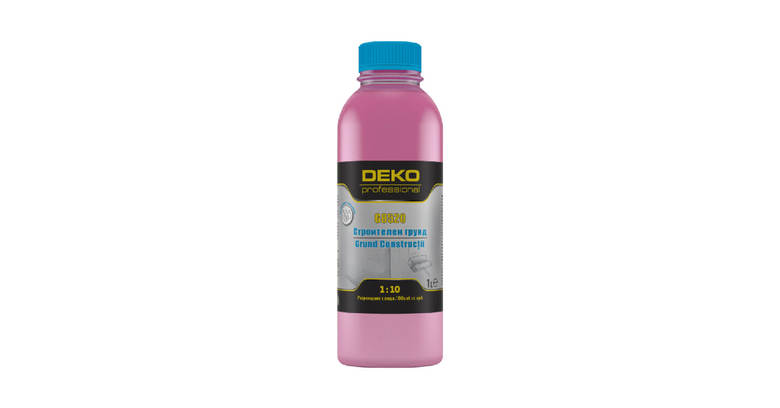 Water-based construction primer Deko Professional 1l DEKO PAINTS AND ...
