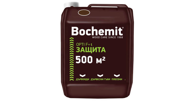 Импрегнант Bochemit Optimal F+t 5кг, концентрат, кафяв ⋆ MASTERHAUS