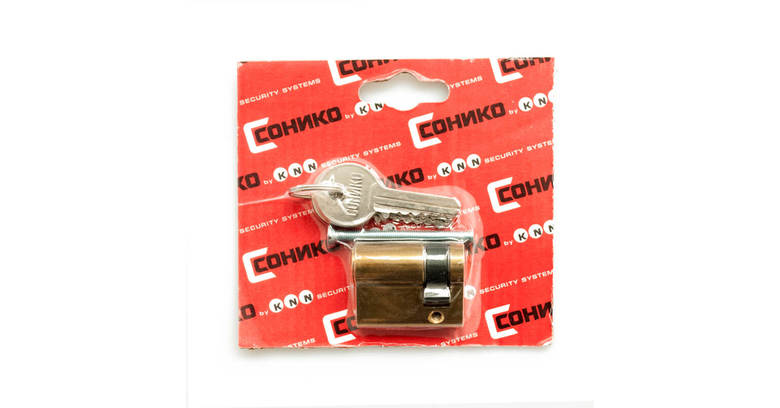 Secret lock - lock cartridge 10 x 30 mm UNI Brass ⋆ MASTERHAUS