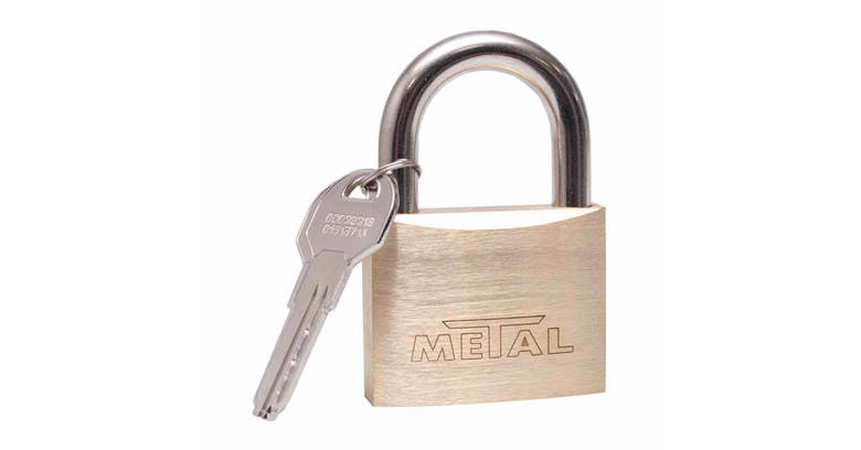 Padlock with 2 keys ⋆ MASTERHAUS