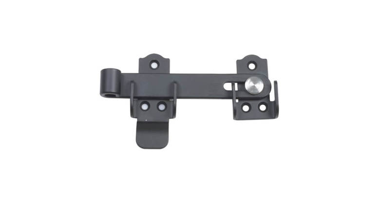 Door latch 130mm black matt model 50 AMIG ⋆ MASTERHAUS