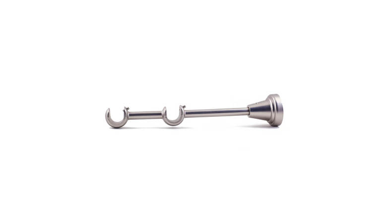 Double cornice support Genoa satin nickel ф16mm metal SN DECO ⋆ MASTERHAUS