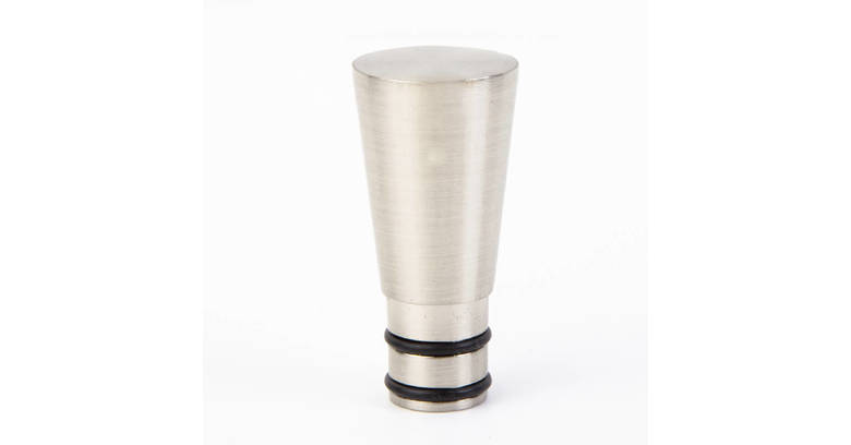 Metal cornice cap Fusion Cup satin Ø19mm 2pcs MARDOM ⋆ MASTERHAUS