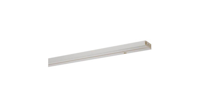 Single-channel plastic cornice, cornice rail 150 cm ⋆ MASTERHAUS