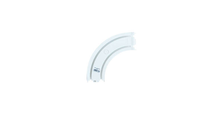 Plastic corner connection for two-channel PVC cornice ⋆ MASTERHAUS