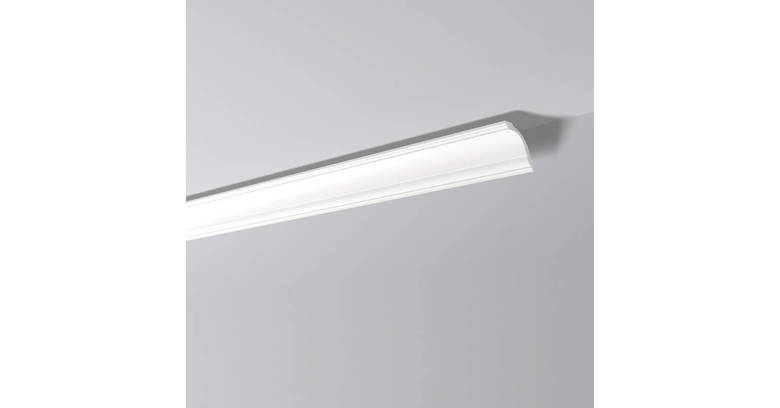Decorative profile/sill for ceiling GO 200 cm, polypropylene ⋆ MASTERHAUS