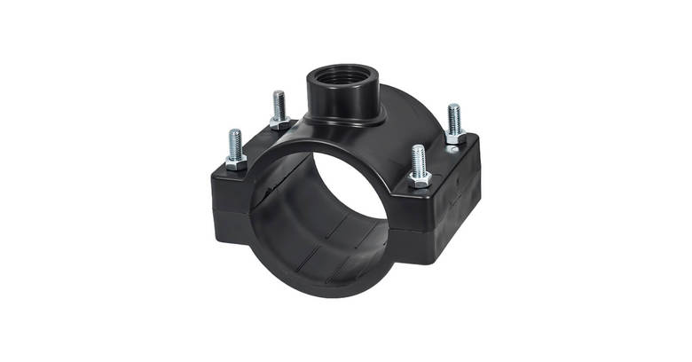 PE bracket water-ground Ø63x1/2" ⋆ MASTERHAUS