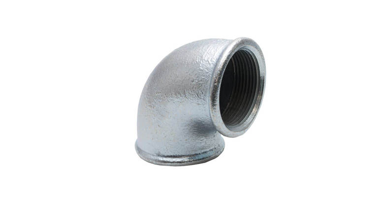 Galvanized elbow 90° LJ 1 1/4" ⋆ MASTERHAUS