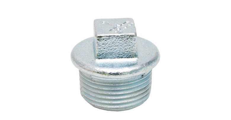 Поцинкована тапа за тръба 1" ⋆ MASTERHAUS