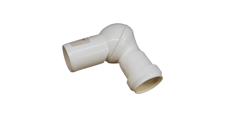 Breakable PVC elbow ф40 for dirty water ⋆ MASTERHAUS