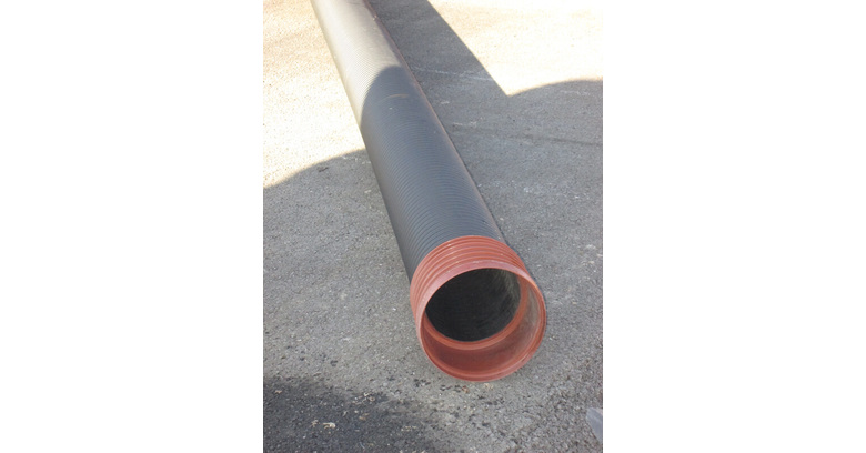 Two-layer drainage pipe DN200 6 m 220° SN8 PIPE LIFE ⋆ MASTERHAUS