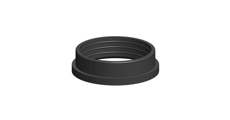 Dirty water muffler ф110 black bottom drain ⋆ MASTERHAUS