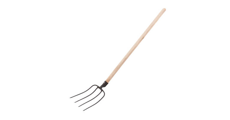 Four-tooth fork with wooden handle 1280 mm ECONOMY ⋆ MASTERHAUS