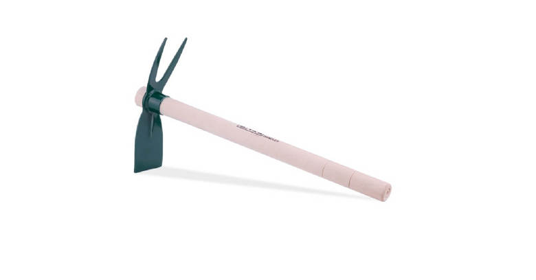 Garden hoe with two tines and handle, mini ⋆ MASTERHAUS