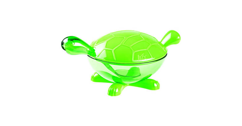 Plastic sugar bowl with a spoon Turtle LUX ⋆ MASTERHAUS