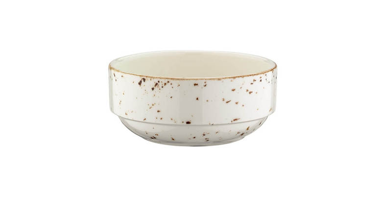 Porcelain bowl 14cm/500ml bevelled Bonna Grain ⋆ MASTERHAUS