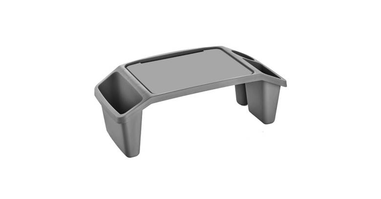 Serving tray 59.5x30.3x21.1cm side table type black ⋆ MASTERHAUS