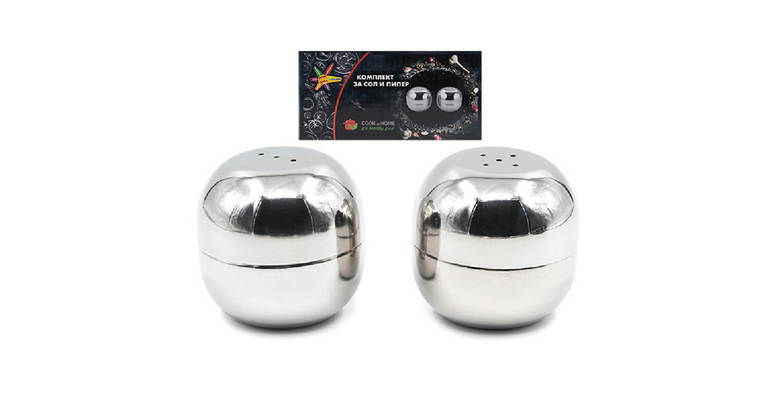 Комплект за сол и пипер сферични И05-3151 ⋆ MASTERHAUS