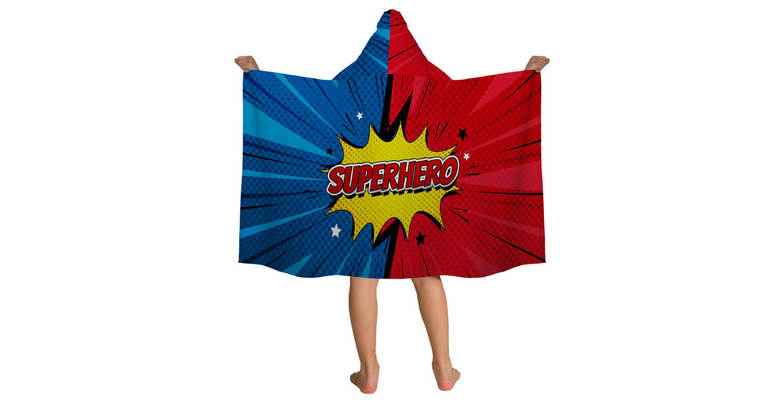 Пончо детско 70/140 см PLAY PONCHO - SUPERHERO ⋆ MASTERHAUS