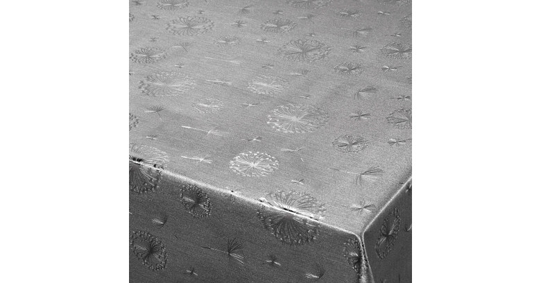 Mushama metallic 140cm dandelion gray ⋆ MASTERHAUS