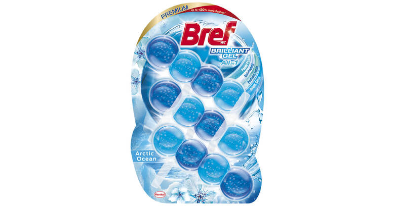 Balls for toilet Bref Brilliant gel Arctic Ocean 3 x 42g ⋆ MASTERHAUS
