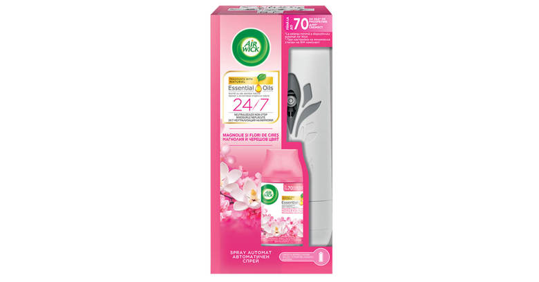 Ароматизатор комплект Магнолия и черешов цвят, Fresh Matic 250мл ⋆ ...