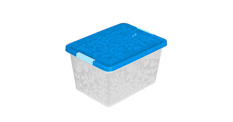 Storage box 33 l, plastic, various lids ⋆ MASTERHAUS