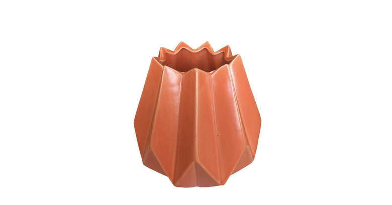 Ceramic vase 14x8cm orange 011330-1 ⋆ MASTERHAUS