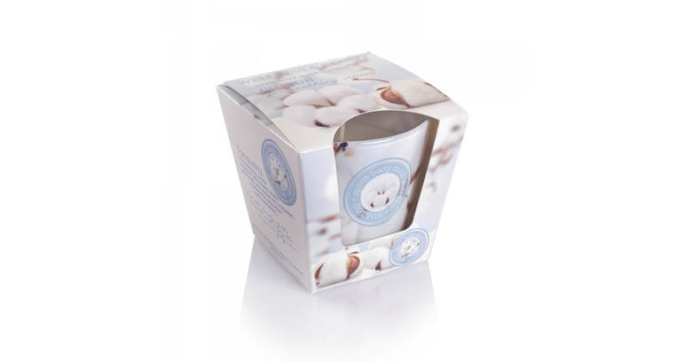 Scented candle in a cup Wellness&Beauty cotton ⋆ MASTERHAUS