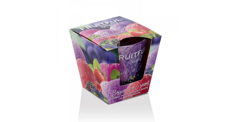 Scented candle in a glass 115g Fruitful ⋆ MASTERHAUS