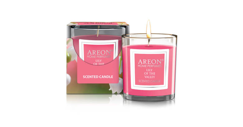 Scented candle in a cup Lily of the valley 120g Classic ⋆ MASTERHAUS