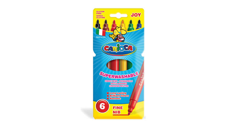 Joy felt-tip pens - 6 colors ⋆ MASTERHAUS
