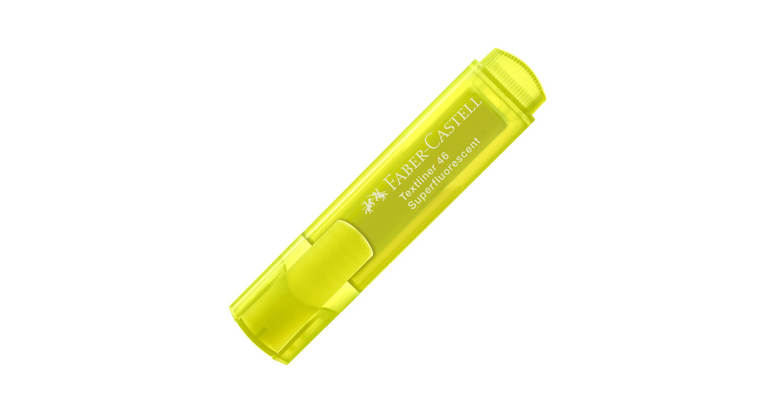 Text marker neon yellow 1010100120 ⋆ MASTERHAUS