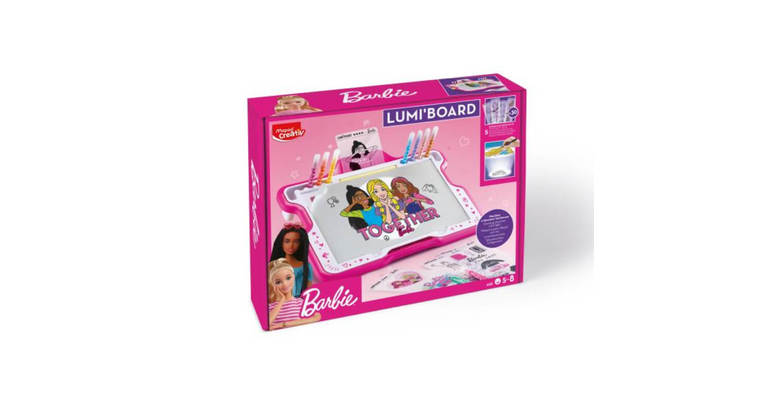 Drawing machine game 5+ Lumi board Barbie 907061 MAPED ⋆ MASTERHAUS