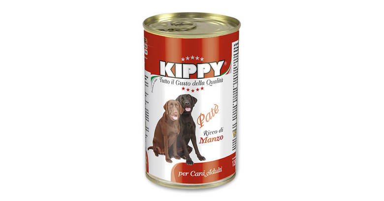 Dog food KIPPY 1.25 kg beef, canned food ⋆ MASTERHAUS