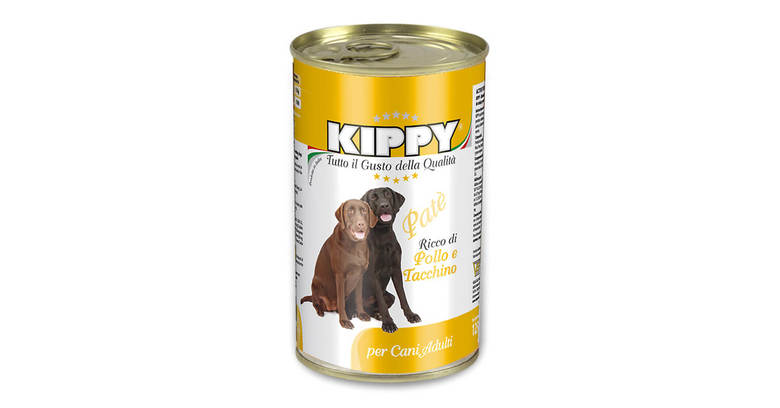 Dog food KIPPY 1.25 kg chicken and turkey, canned food ⋆ MASTERHAUS