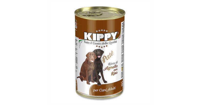 Dog food KIPPY 1.25 kg lamb and rice, canned food ⋆ MASTERHAUS