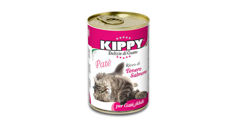 Cat food KIPPY 400g salmon, canned food ⋆ MASTERHAUS