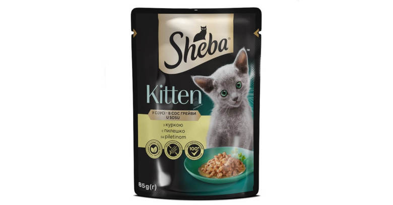 Food Sheba kitten Pouch 85g chicken with sauce 10717 ⋆ MASTERHAUS