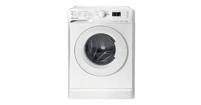 Washing machine 6 kg 1200 rpm 85 x 60 x 43 cm MTWSA 61294 W EE INDESIT ...