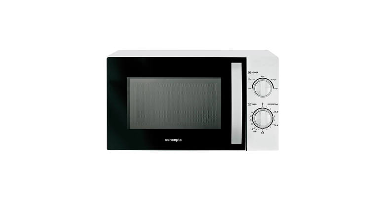 Microwave oven 20 liters, 700W, white MW 710 ⋆ MASTERHAUS