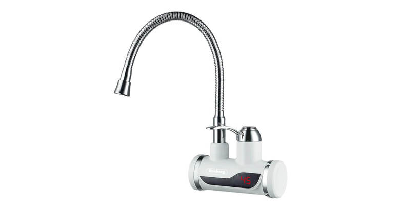 Electric water heater 3000W wall mounted with flexible spout and ...