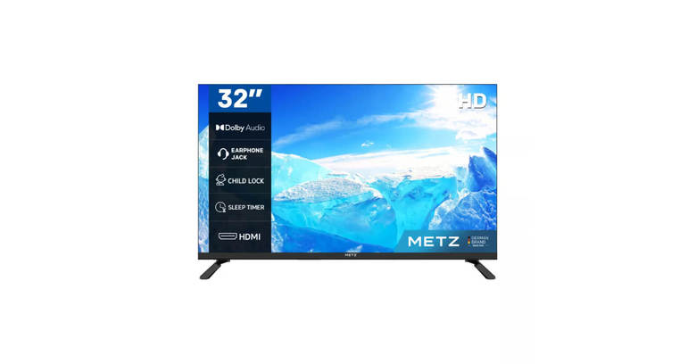 LED Телевизор 32" HD Ready DVB-C/T2/S2, 32MTE2000Z METZ ⋆ MASTERHAUS